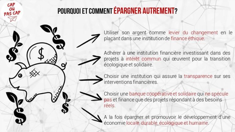 La finance éthique: thème de la semaine du 24/12 | Cap ou pas cap